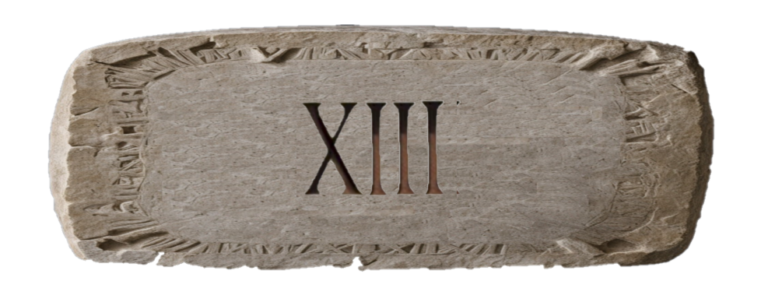 XIII Roman Numerals in Number - Roman Nums